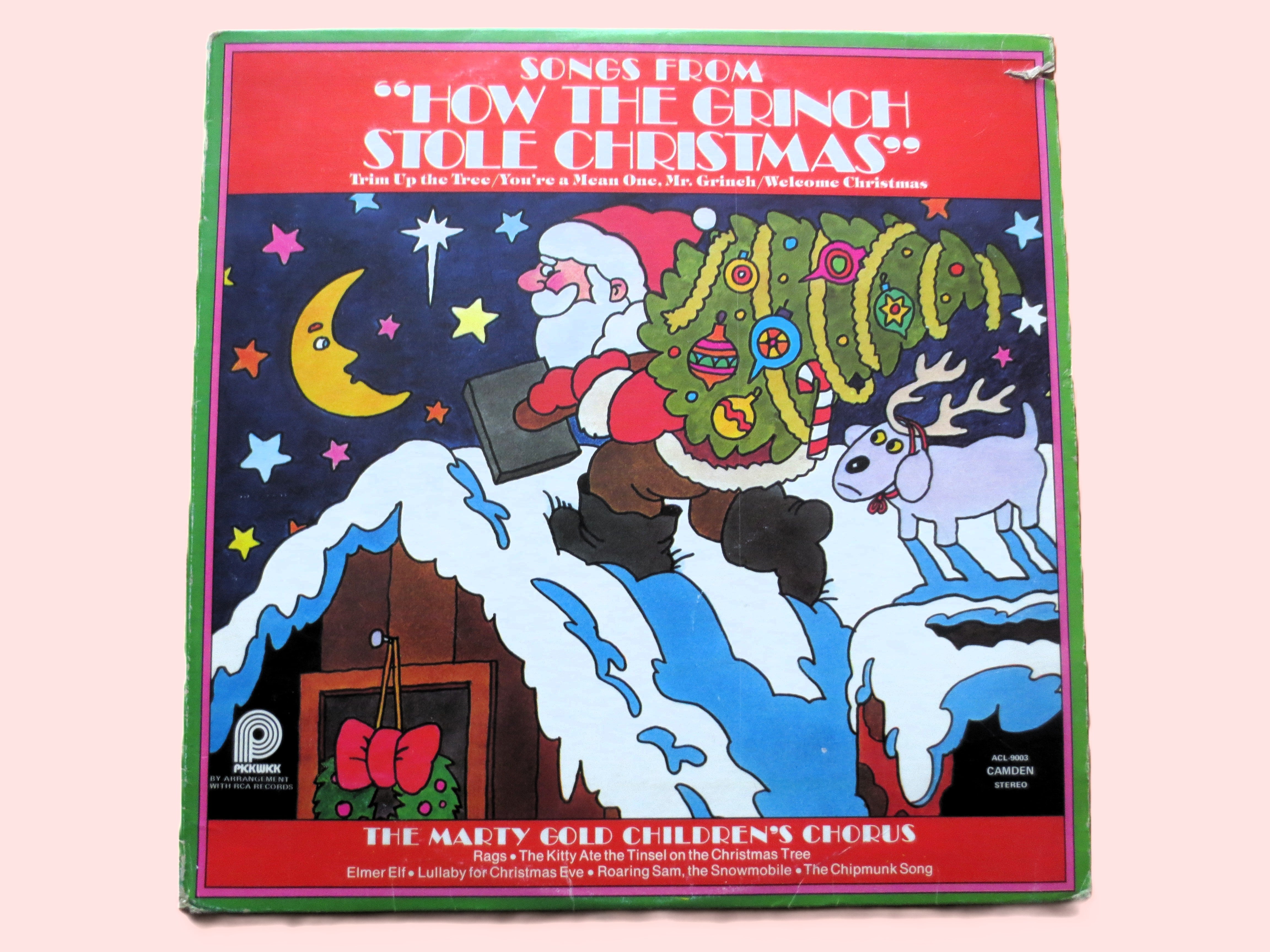 How the GRINCH Stole CHRISTMAS, CHILDRENS Record, Christmas Record, Ch ...